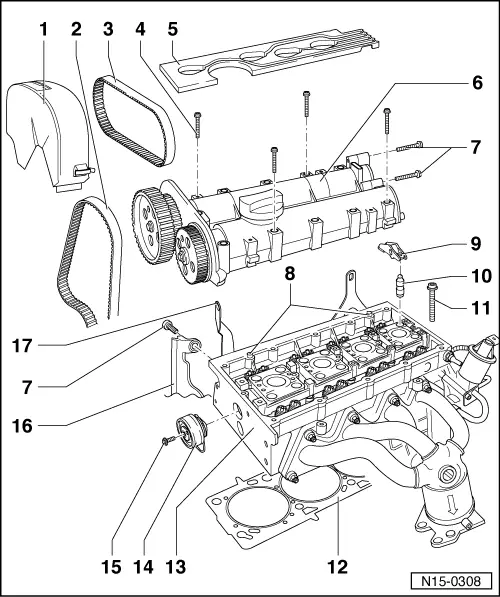 Volkswagen Workshop Service and Repair Manuals > Golf Mk4 > Power unit ...