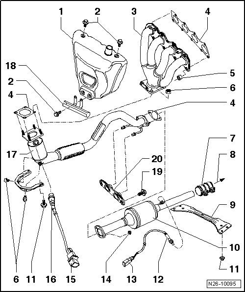 Volkswagen Workshop Service and Repair Manuals > Golf Mk5 > Power unit ...