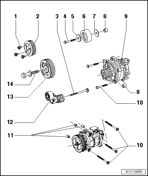 Volkswagen Workshop Service and Repair Manuals > Golf Mk5 > Power unit ...