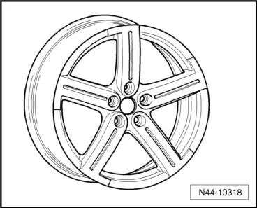 Volkswagen Workshop Service and Repair Manuals > Golf Mk5 > Wheels and ...