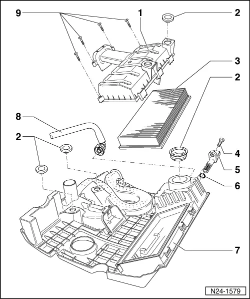 Volkswagen Workshop Service and Repair Manuals > Golf Mk5 > Power unit ...
