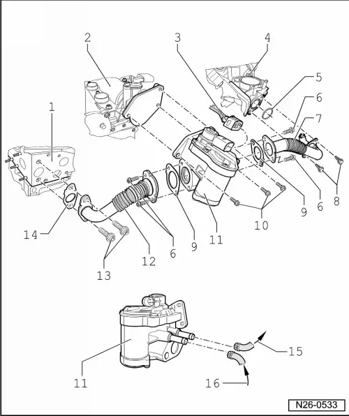 Volkswagen Workshop Service and Repair Manuals > Golf Mk5 > Power unit ...