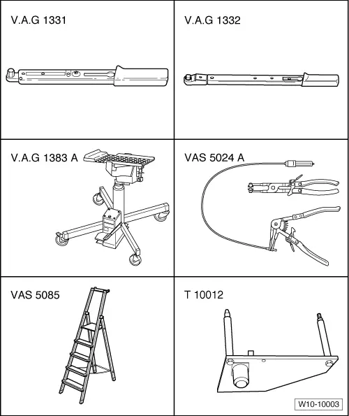 Volkswagen Workshop Service and Repair Manuals > Golf Mk5 > Power unit ...
