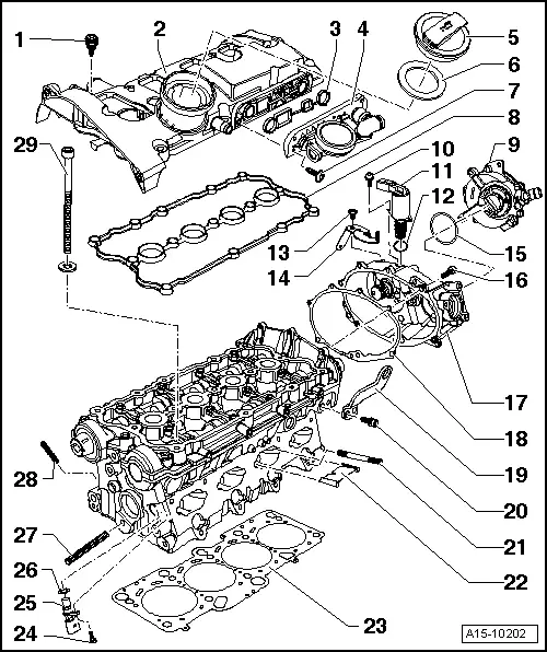 Volkswagen Workshop Service and Repair Manuals > Golf Mk5 > Power unit ...