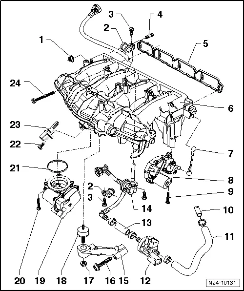 Volkswagen Workshop Service and Repair Manuals > Golf Mk5 > Power unit ...