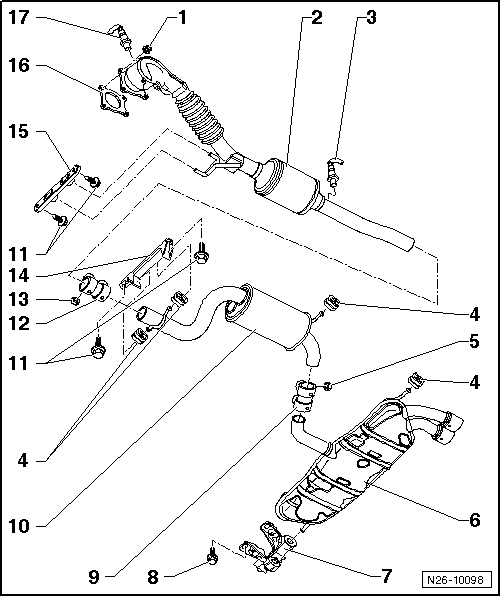 Volkswagen Workshop Service and Repair Manuals > Golf Mk5 > Power unit ...
