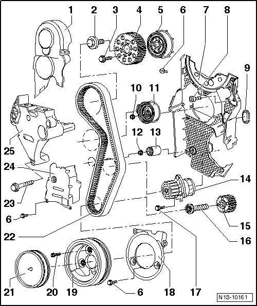 Volkswagen Workshop Service and Repair Manuals > Golf Mk5 > Power unit ...