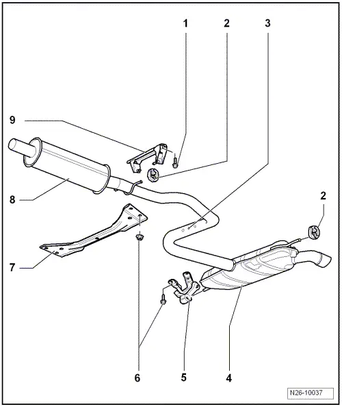 Volkswagen Workshop Service and Repair Manuals > Golf Mk5 > Power unit ...