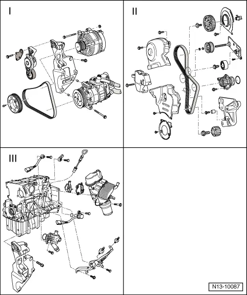 Volkswagen Workshop Service and Repair Manuals > Golf Mk5 > Power unit ...