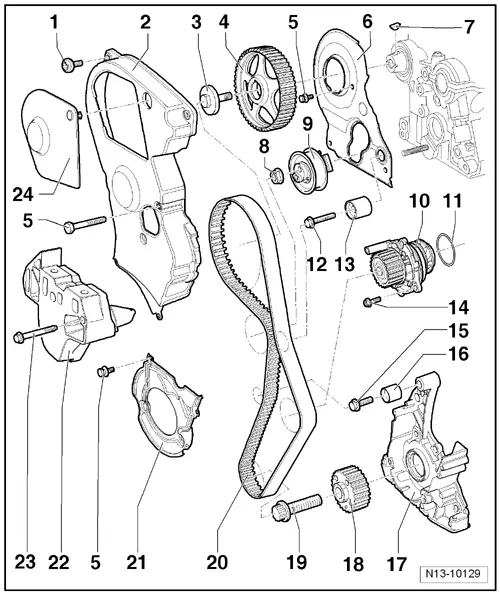 Volkswagen Workshop Service and Repair Manuals > Golf Mk5 > Power unit ...