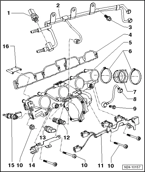 Volkswagen Workshop Service and Repair Manuals > Golf Mk5 > Power unit ...