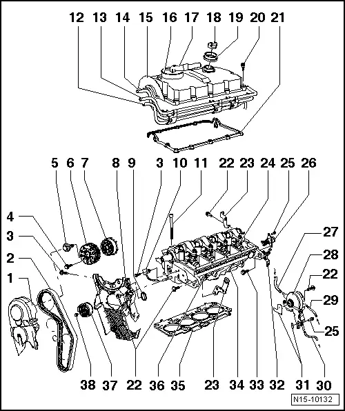 Volkswagen Workshop Service and Repair Manuals > Golf Mk5 > Power unit ...