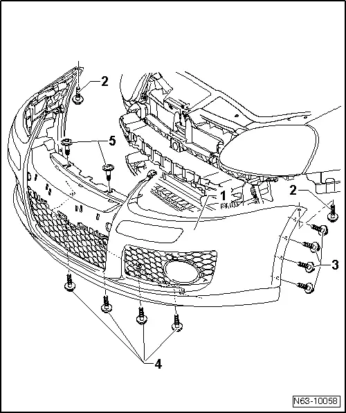 Volkswagen Workshop Service and Repair Manuals > Golf Mk5 > Body ...