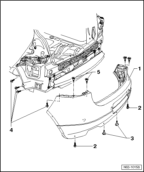 Volkswagen Workshop Service and Repair Manuals > Golf Mk5 > Body ...