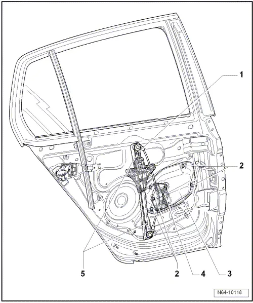 Volkswagen Workshop Service and Repair Manuals > Golf Mk5 > Body ...