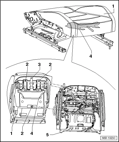 Volkswagen Workshop Service and Repair Manuals > Golf Mk5 > Body ...