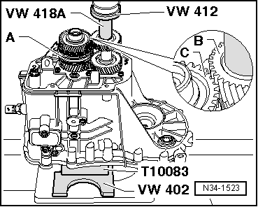 Volkswagen Workshop Manuals > Golf Mk5 > Power transmission > 6-speed ...