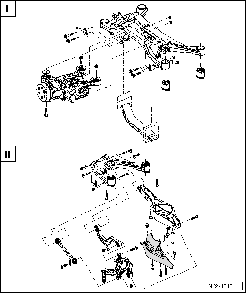 Volkswagen Workshop Manuals > Golf Mk5 > Running gear, axles, steering ... Volkswagen Workshop Manuals > Golf Mk5 > Running gear, axles, steering ...