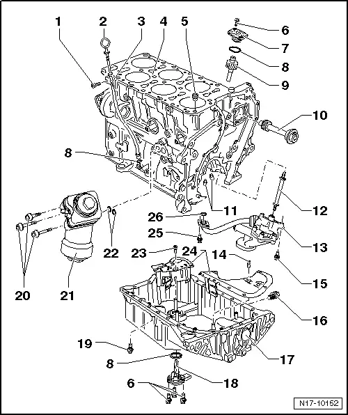 Volkswagen Workshop Service and Repair Manuals > Golf Mk5 > Power unit ...