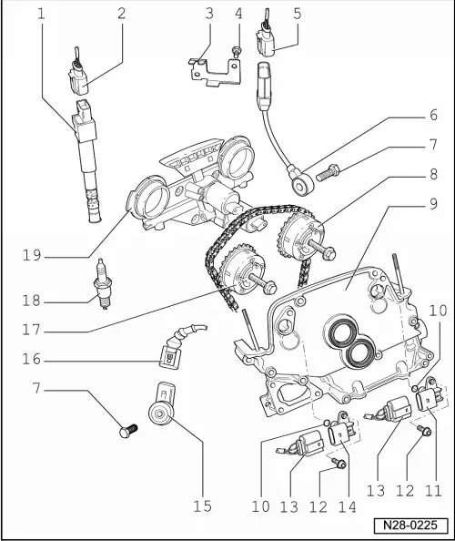 Volkswagen Workshop Service and Repair Manuals > Golf Mk5 > Power unit ...