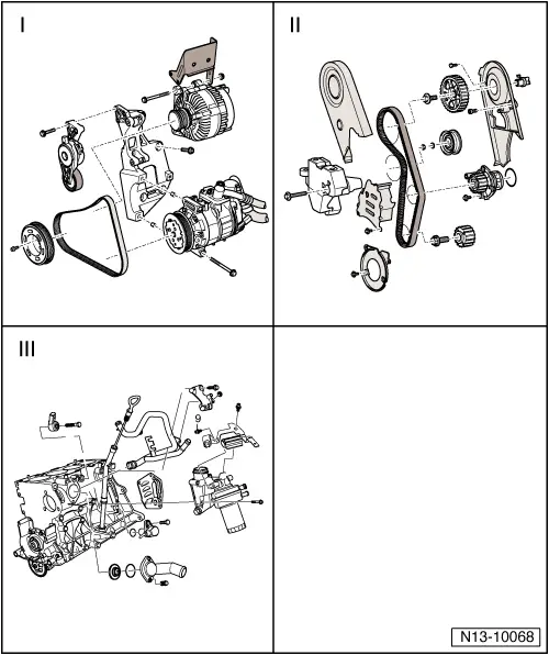 Volkswagen Workshop Service and Repair Manuals > Golf Mk5 > Power unit ...