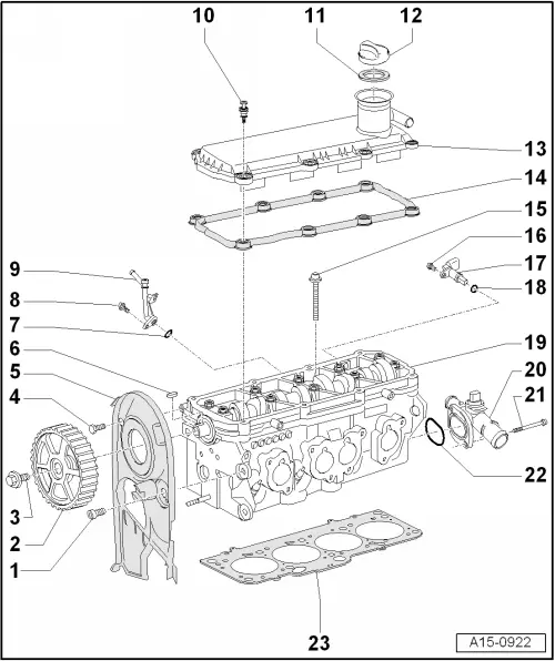 Volkswagen Workshop Service and Repair Manuals > Golf Mk5 > Power unit ...