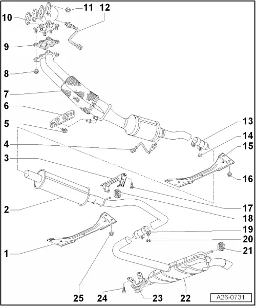 Volkswagen Workshop Service and Repair Manuals > Golf Mk5 > Power unit ...