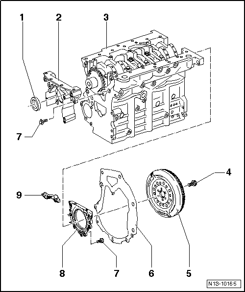 Volkswagen Workshop Service and Repair Manuals > Golf Mk5 > Power unit ...