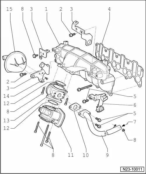 Volkswagen Workshop Service and Repair Manuals > Golf Mk5 > Power unit ...