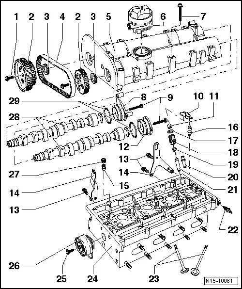 Volkswagen Workshop Service and Repair Manuals > Golf Mk5 > Power unit ...