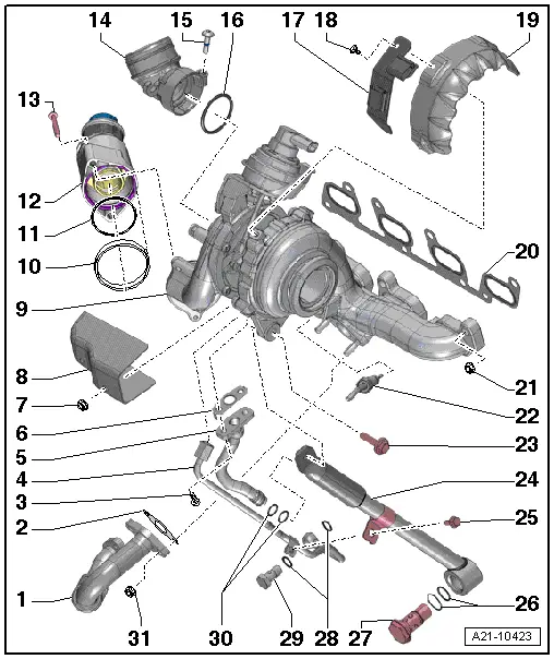 Volkswagen Workshop Service and Repair Manuals > Golf Mk6 > Power unit ...