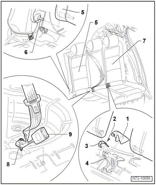 Volkswagen Workshop Service and Repair Manuals > Golf Mk6 > Body | General body repairs ...