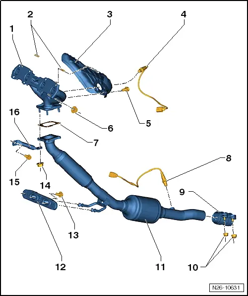 Volkswagen Workshop Service and Repair Manuals > Golf Mk6 > Power unit ...