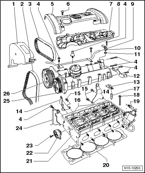 Volkswagen Workshop Service and Repair Manuals > Golf Mk6 > Power unit ...