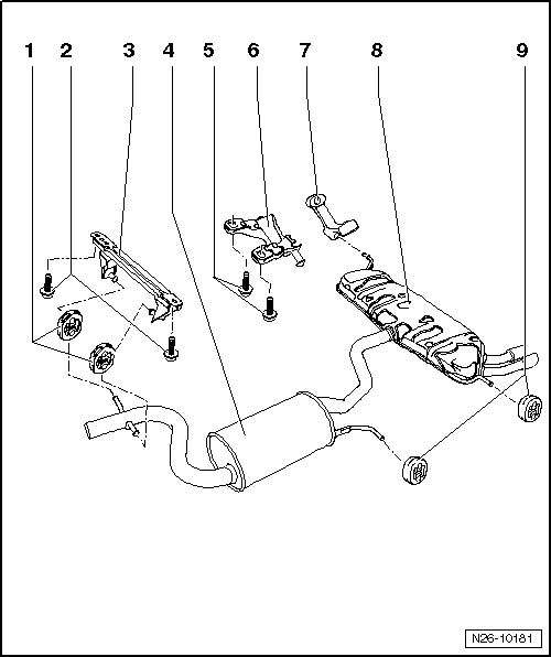Volkswagen Workshop Service and Repair Manuals > Golf Mk6 > Power unit ...