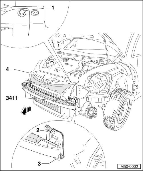 Volkswagen Workshop Manuals > New Beetle > Body > General body repairs ...