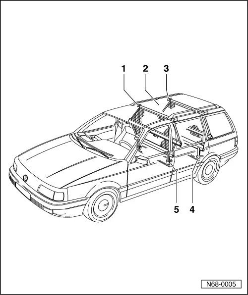 Volkswagen Workshop Service and Repair Manuals > Passat (B3) > Body ...