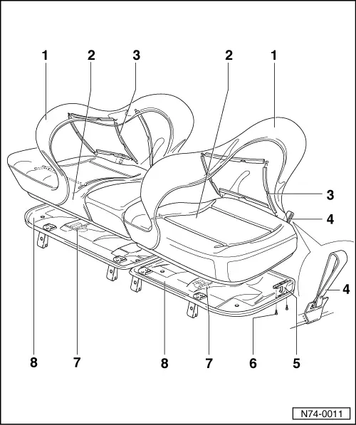 Volkswagen Workshop Service and Repair Manuals > Passat (B3) > Body ...