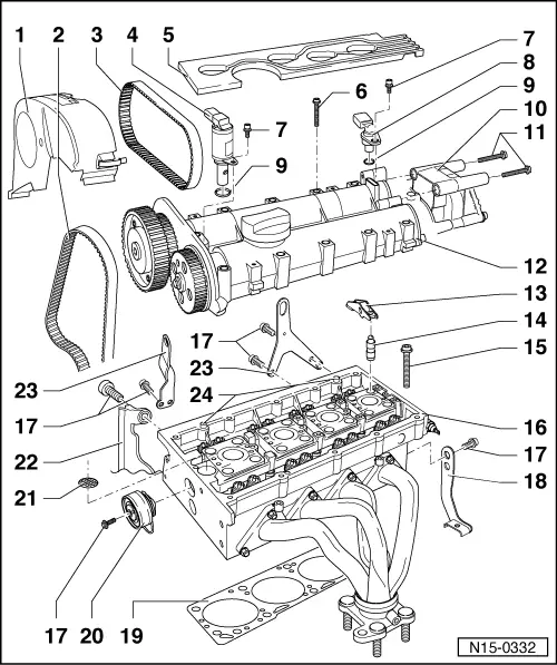 Volkswagen Workshop Service and Repair Manuals > Polo Mk3 > Power unit ...