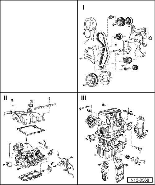 Volkswagen Workshop Service and Repair Manuals > Polo Mk3 > Power unit ...