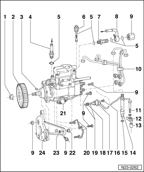 Volkswagen Workshop Service and Repair Manuals > Polo Mk3 > Power unit ...