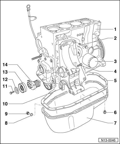 Volkswagen Workshop Service and Repair Manuals > Polo Mk3 > Power unit ...