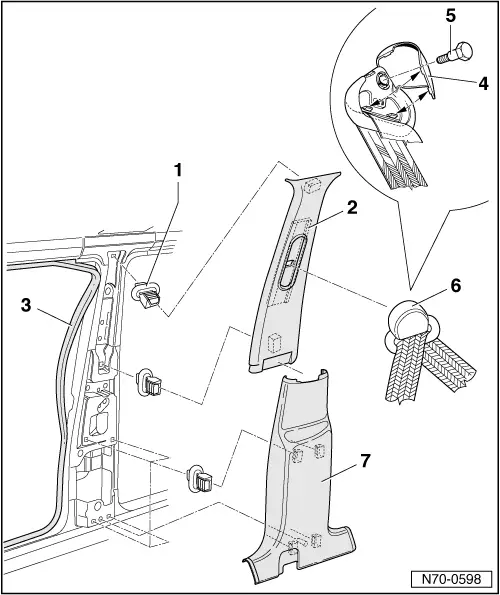 Volkswagen Workshop Service and Repair Manuals > Polo Mk3 > Body ...