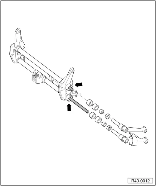 VW Polo Front Suspension - Axle Lubrication | Body Chemicals Manual