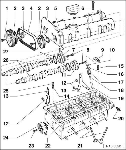 Volkswagen Workshop Service and Repair Manuals > Polo Mk4 > Engine | 4 ...