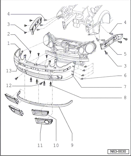Volkswagen Workshop Service and Repair Manuals > Polo Mk4 > Body ...