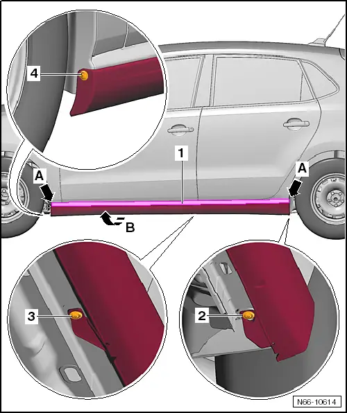 Volkswagen Workshop Service and Repair Manuals > Polo Mk5 > Body ...