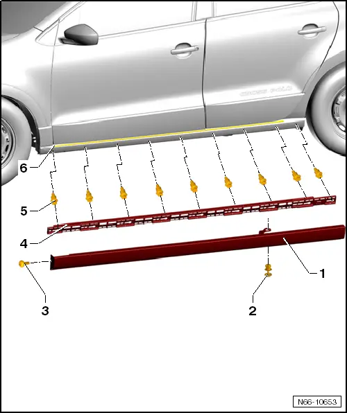 Volkswagen Workshop Service and Repair Manuals > Polo Mk5 > Body ...