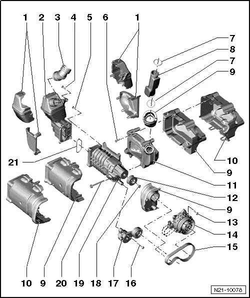 Volkswagen Polo Supercharger Assembly Overview