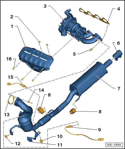 Volkswagen Workshop Service and Repair Manuals > Polo Mk5 > Power unit ...